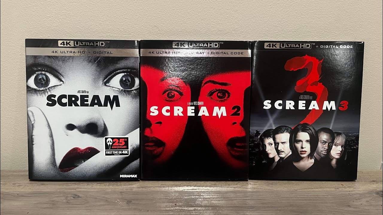 Scream 4k Trilogy Slipcovers Review - YouTube
