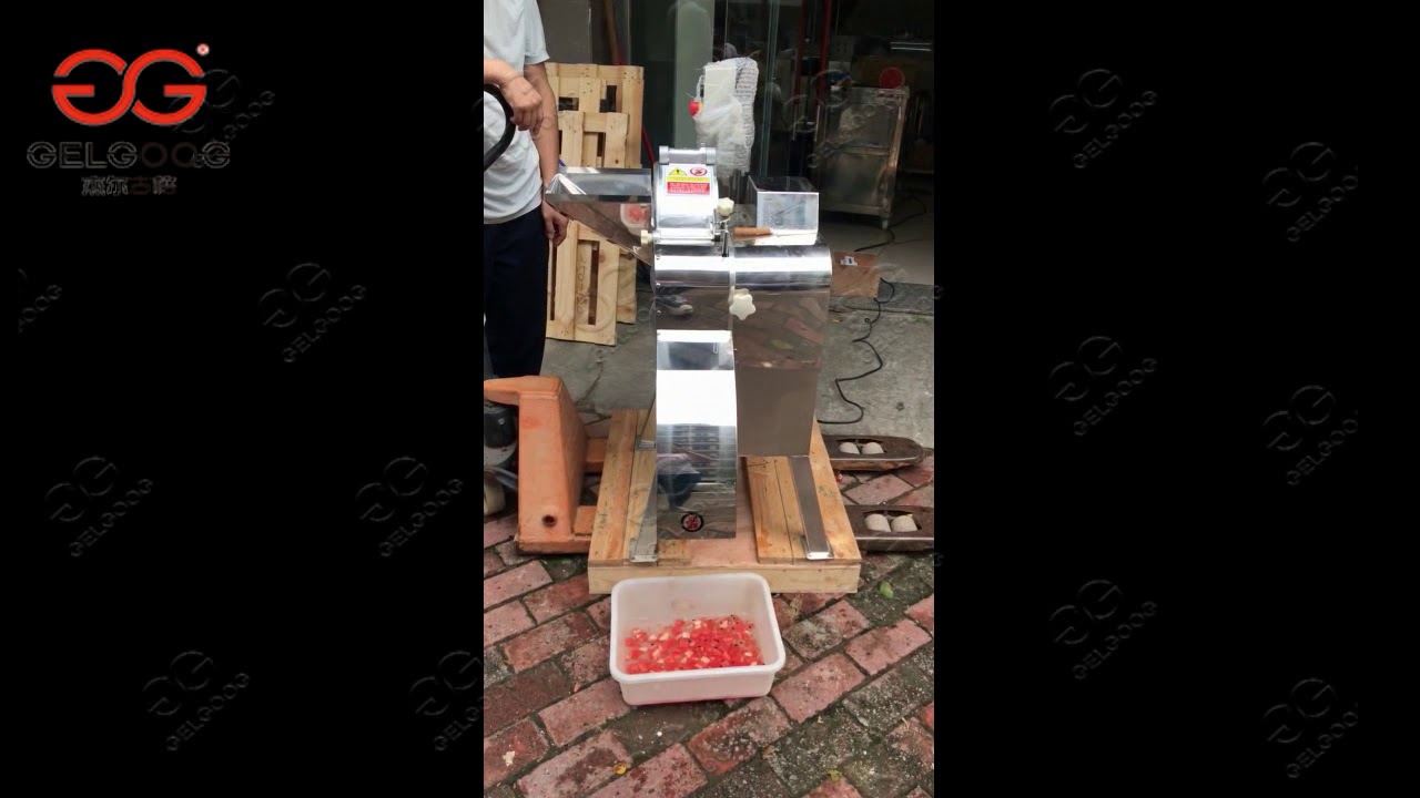 Watermelon Cutting Machine, automatic watermelon cutter machines - YouTube