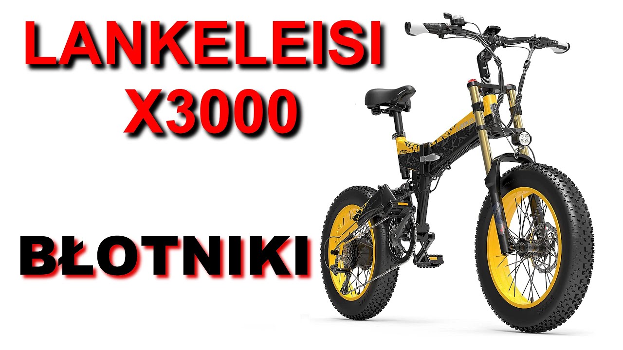 Rower Elektryczny LANKELEISI X3000 - E01 - BŁOTNIKI - YouTube
