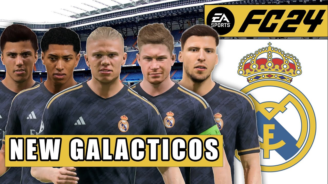 REBUILD REAL MADRID NEW LOS GALACTICOS TREBLE WINNER! | EA FC 24 ...