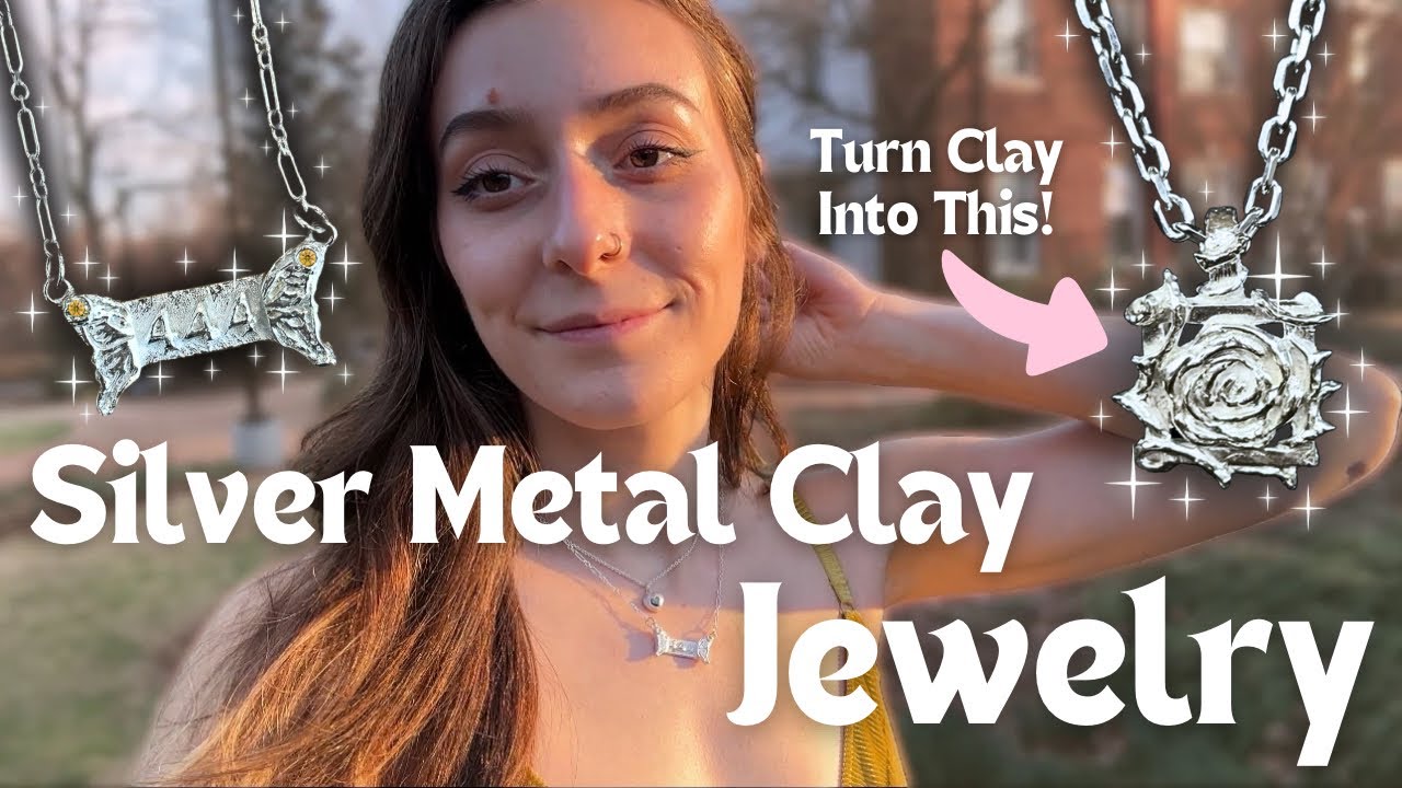 Turn CLAY into SILVER Jewelry… Silver Metal Clay is Magick! - YouTube