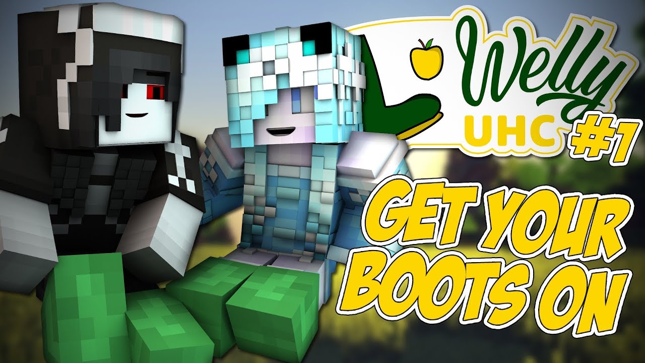 GET YOUR BOOTS ON! | Minecraft Welly UHC | Part 1 w/Banoffee - YouTube