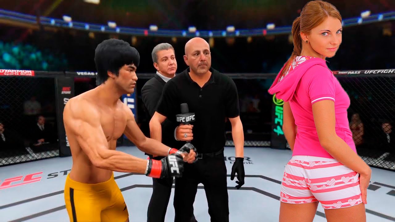 Ufc 4 Bruce Lee Vs Megan Vale Ea Sports Ufc 4 Youtube