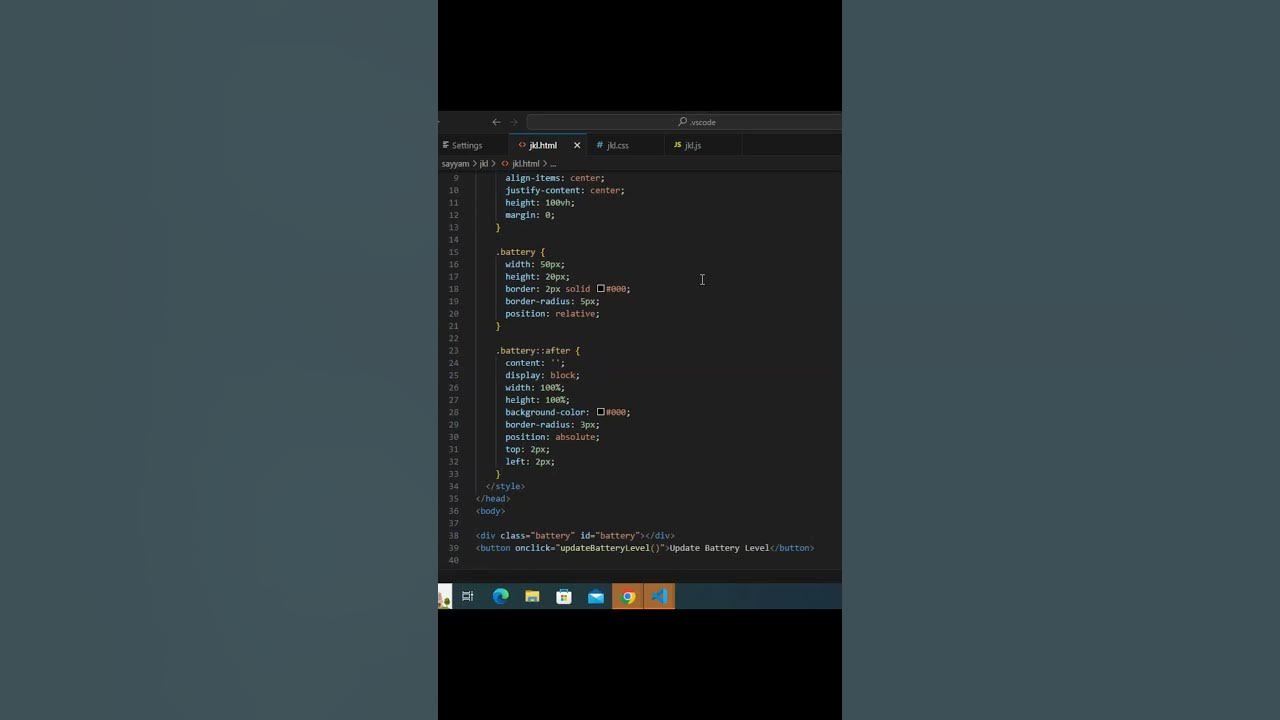 Battery Html Css Javascript Css Html Webdesign Html5 Coding Htmlcssjavascript Htmlcss 