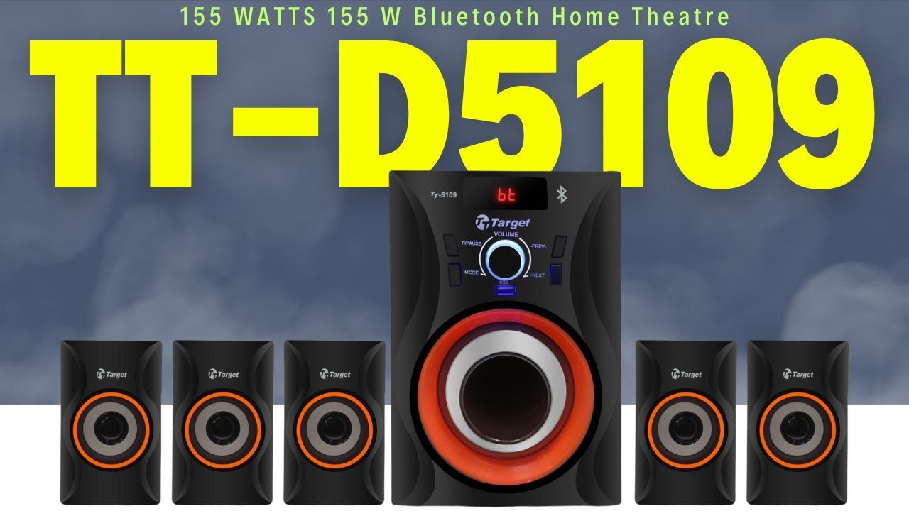 TARGET TT-D5109 Bluetooth Home Theatre: Ultimate Sound Experience ...