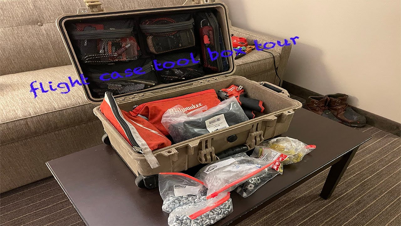 Flight Case Toolbox Tour - YouTube