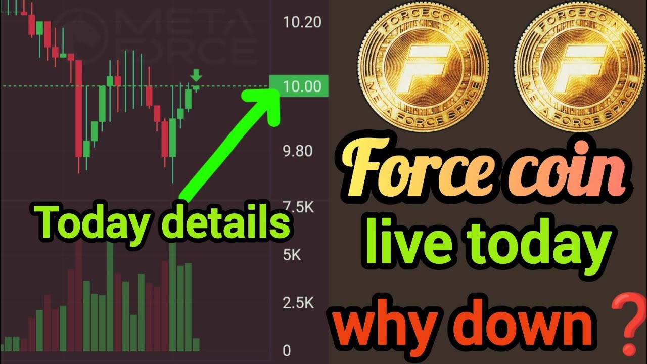 Force coin live video||force coin 🪙 up-down hone ka dow rijone kyaa hai ...