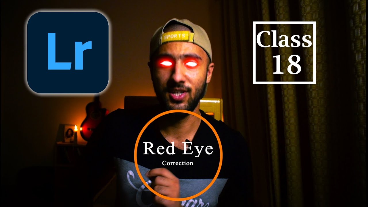 RED EYE CORRECTION in Lightroom - Lightroom Classic CC Course - Class ...
