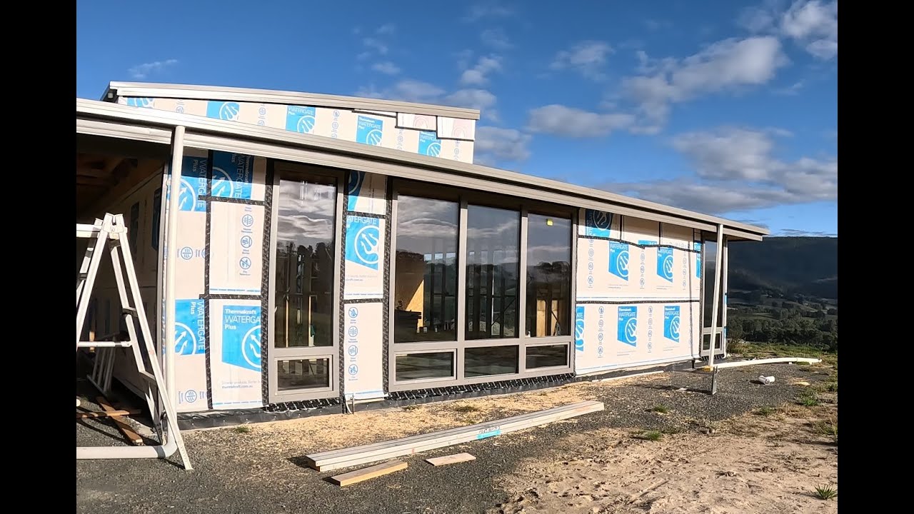 TRIPLE GLAZING our passive solar SIP house! LBU20 - YouTube