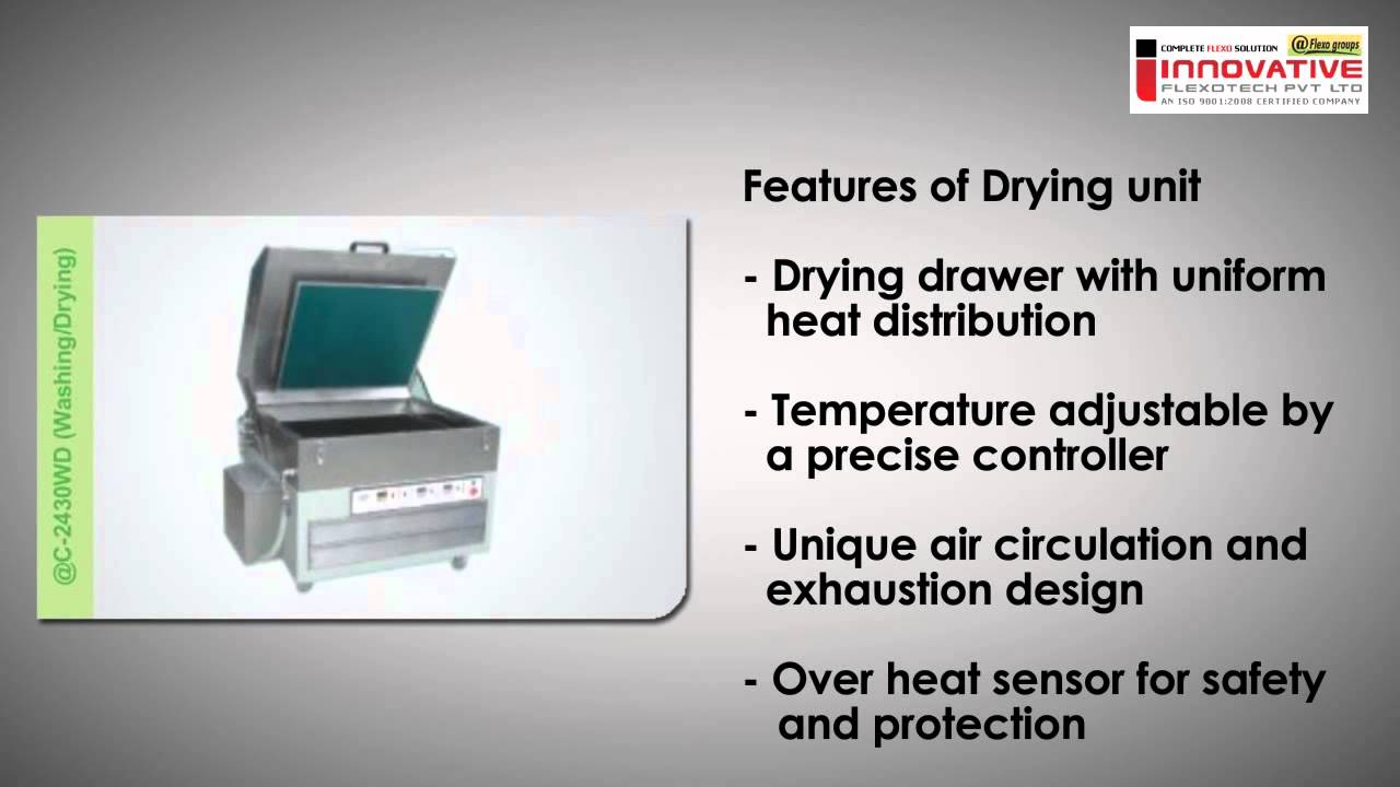 Photopolymer Plate Making Equipment www.flexo.co.in - YouTube