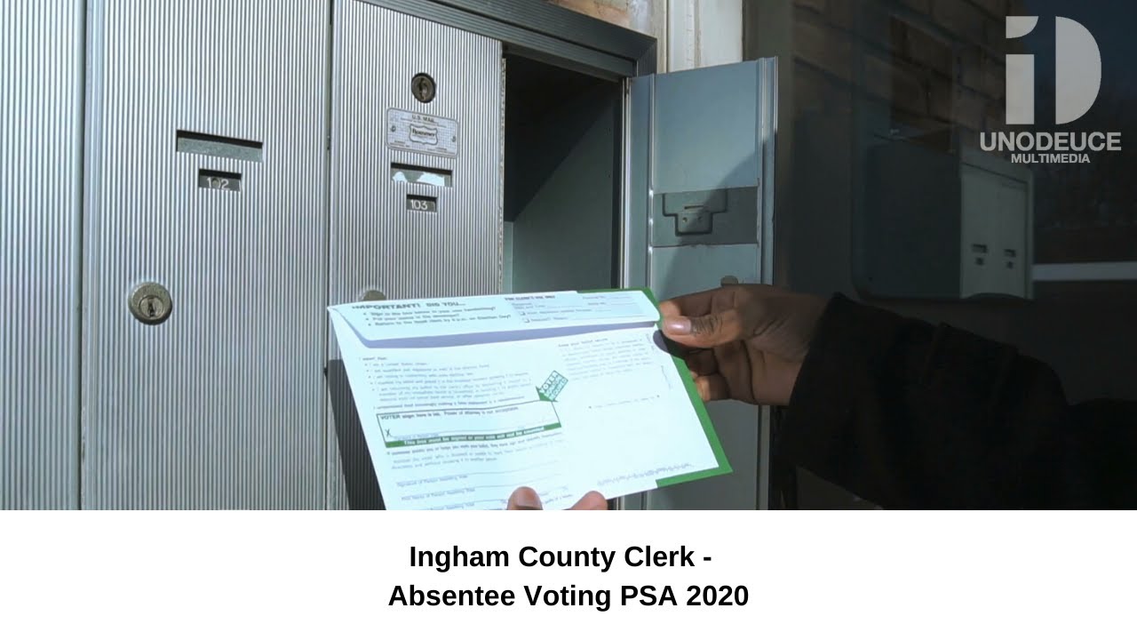 Ingham County Clerk - Absentee Voting PSA 2020 - YouTube