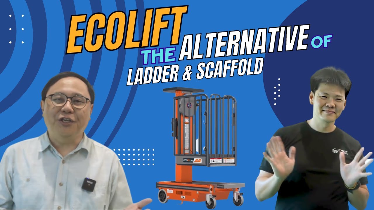 Ecolift: The alternative of ladder & Scaffold - YouTube