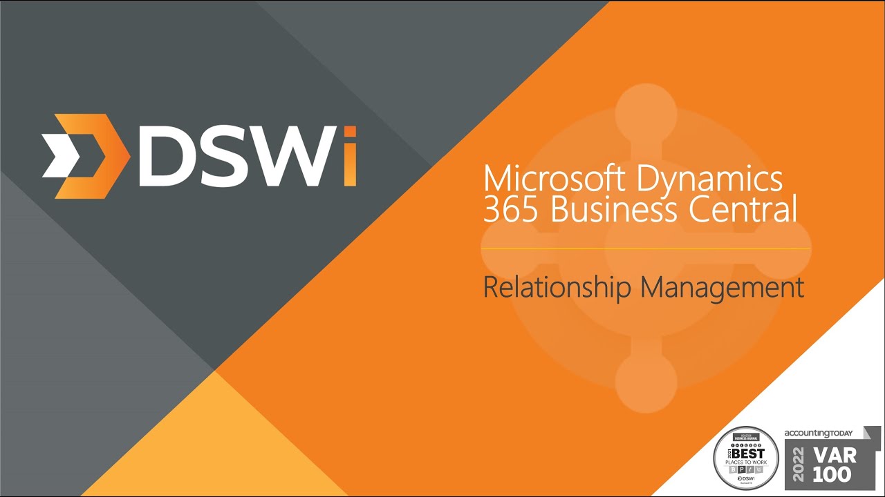Microsoft Dynamics 365 Business Central - Relationship Management (CRM ...