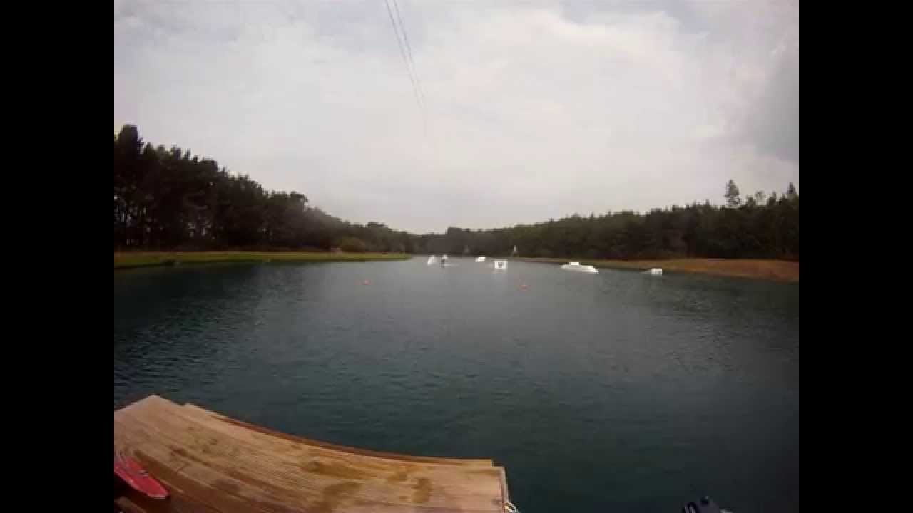 Wake Boarding at Fox Lake Adventures in Dunbar - YouTube