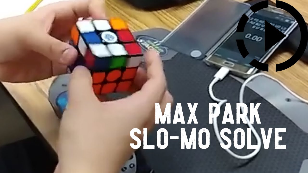 Max Park Solving 3x3 in Slo-Mo - YouTube