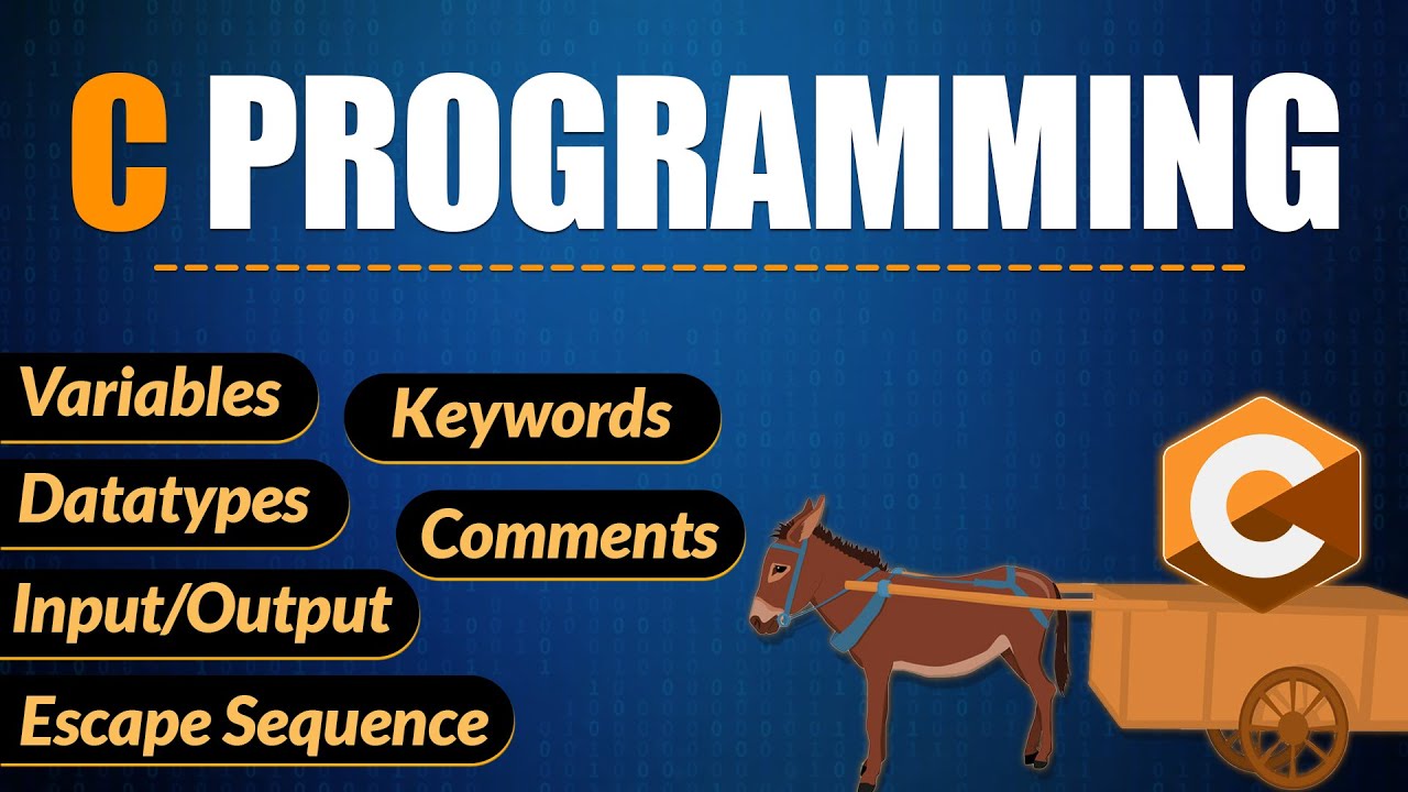 C Programming Tutorial 02 Variables Keywords Datatypes Constants