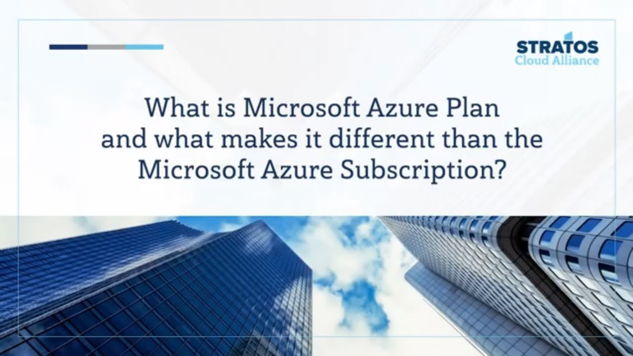 What is Microsoft Azure Plan and What Makes it different than the ...