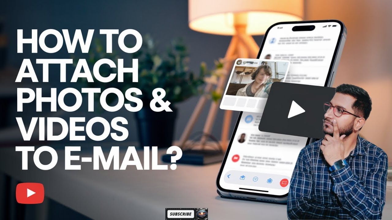 How to Attach Photos & Videos to E-mail? Gmail me Photos & Videos Kaise ...