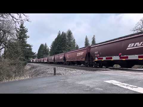 BNSF 8285 West: Skamania Landing Rd East, Skamania, WA - YouTube