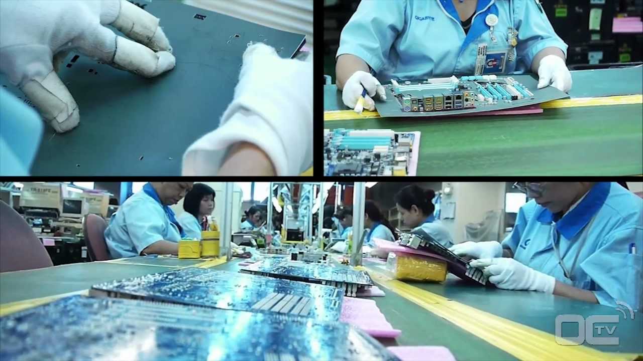 How to make a motherboard - a GIGABYTE Factory Tour - Remastered - YouTube