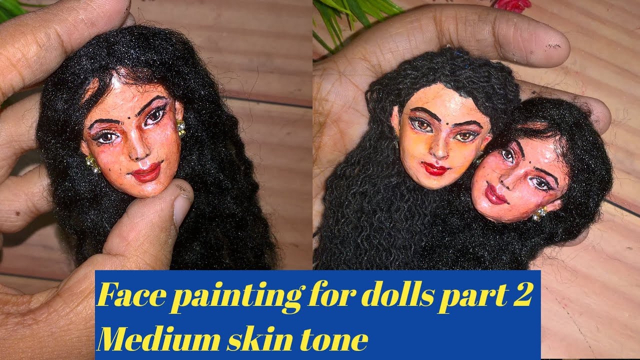 How to draw doll face| face up tutorial for dolls | handmade dolls ...