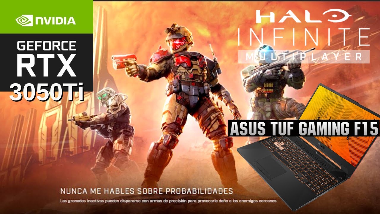Asi es Halo Infinite con NVIDIA GeForce RTX 3050 TI - YouTube
