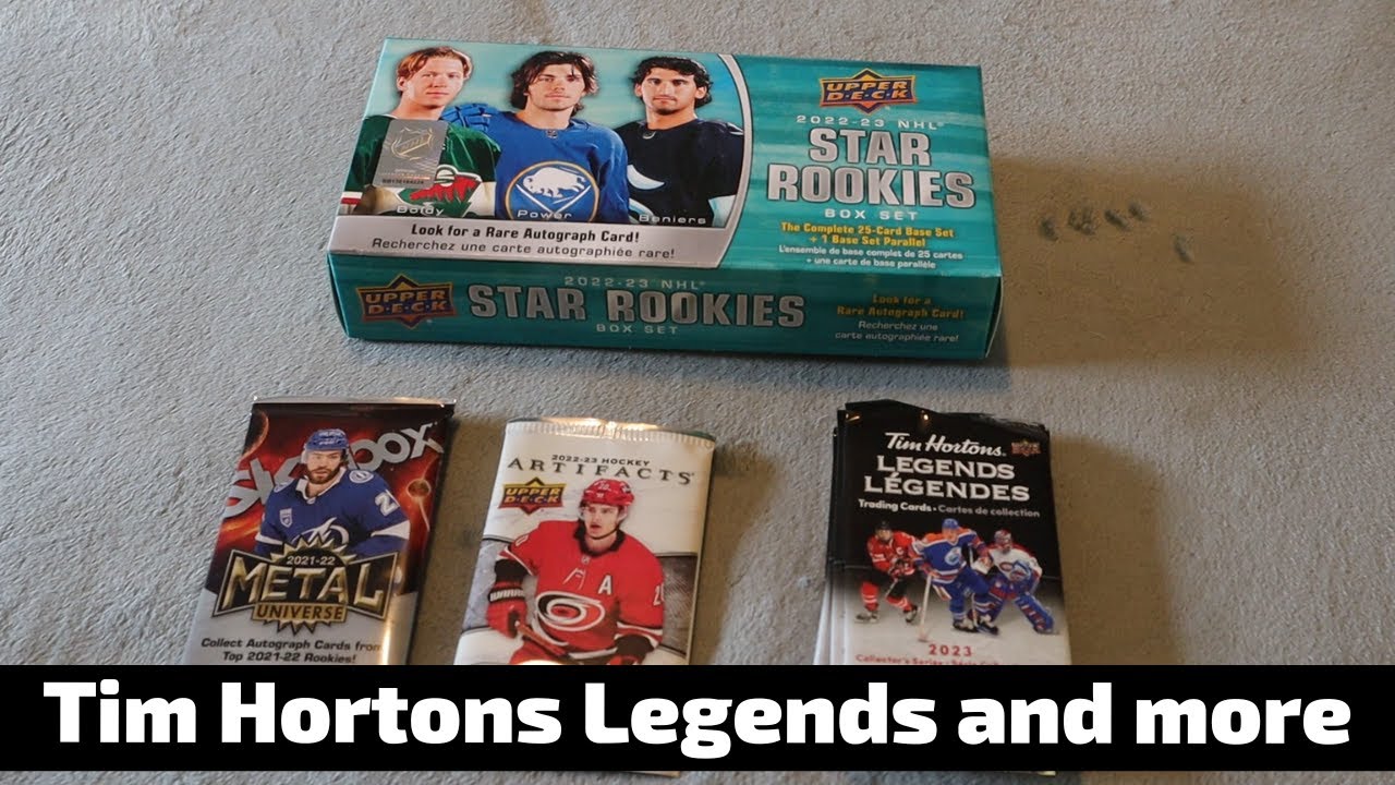 TIM HORTONS LEGENDS AND STAR ROOKIE BOX - YouTube