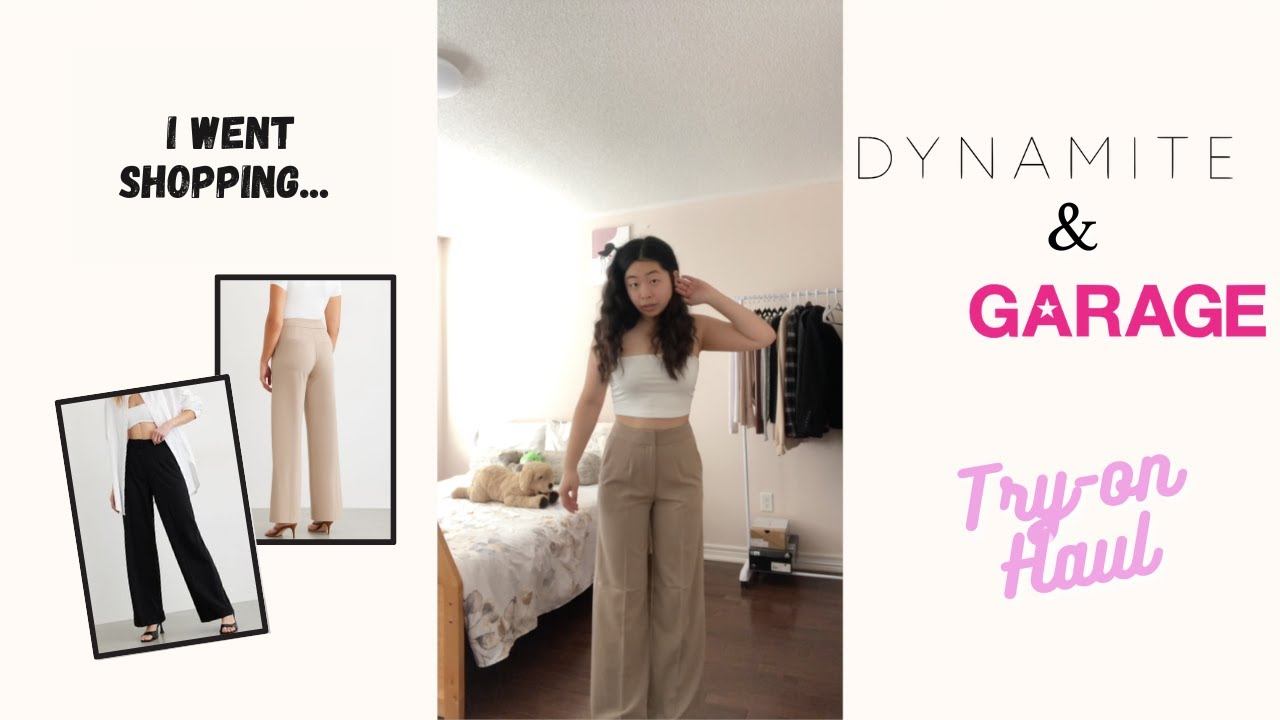 Dynamite + Garage Try On Haul - YouTube