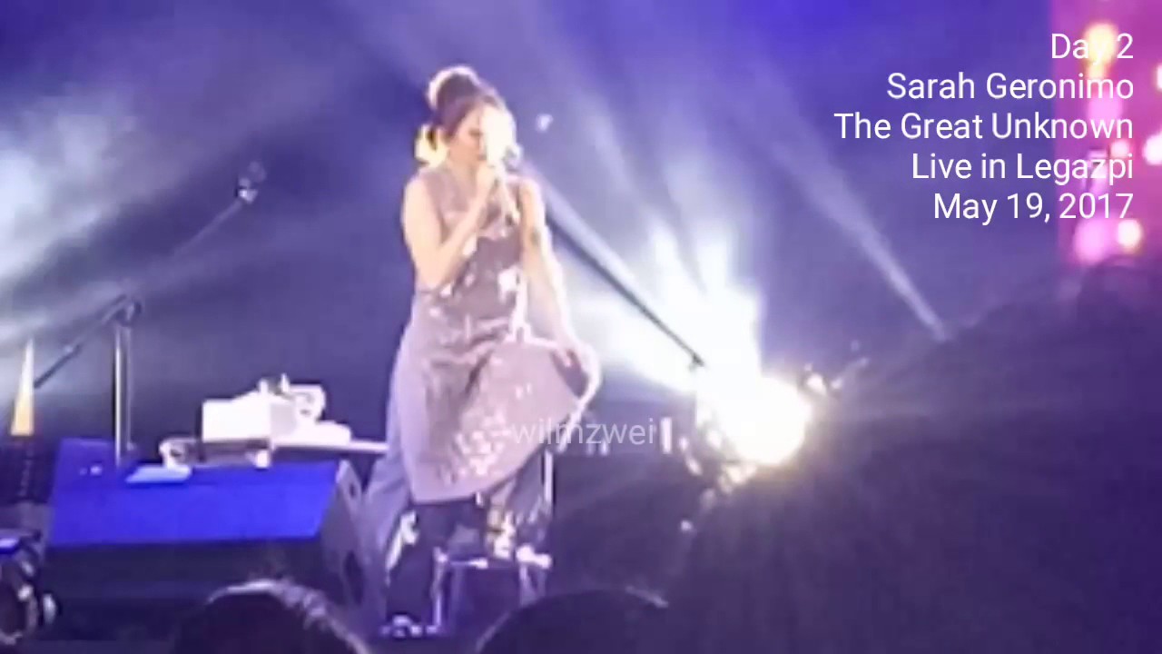 Sarah Geronimo The Great Unknown Concert in Albay - YouTube
