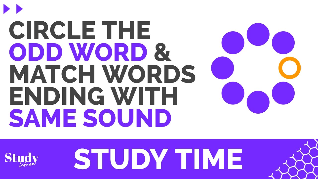 2 Circle The Odd Word Match Words Ending With Same Sound YouTube 2-circle-the-odd-word-match-words-ending-with-same-sound-youtube