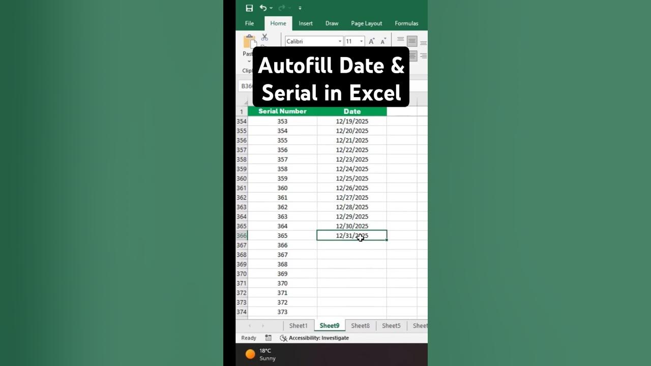 How To Create A List Of Sequential Dates Ll Autofill Dates In Excel Ll how-to-create-a-list-of-sequential-dates-ll-autofill-dates-in-excel-ll