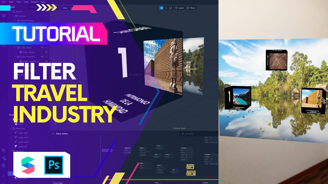 Spark AR Tutorial - Filter for the travel industry | Part II (EN ...