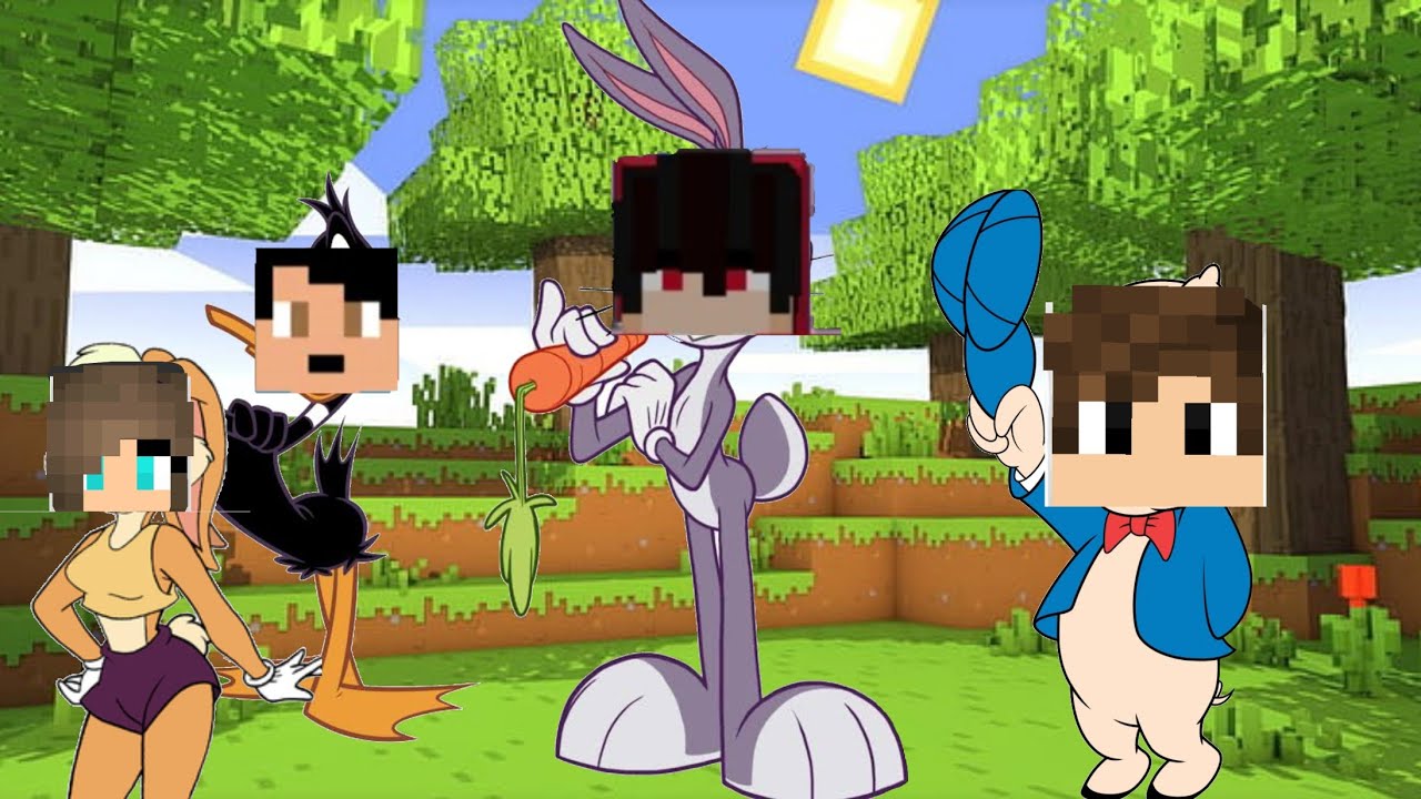 Viramos os Looney Tunes no Minecraft - Minecraft Machinima - YouTube