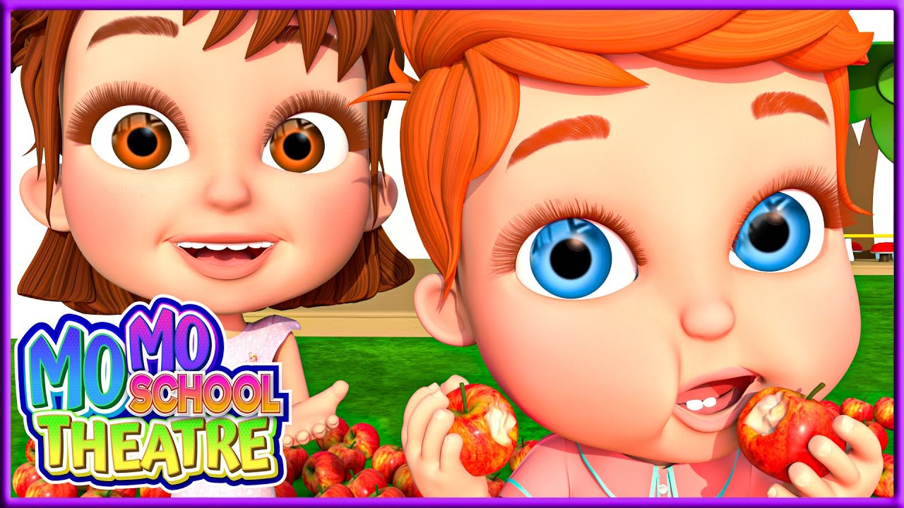 Five Red Apples 🖐️🍎 & More the favorite songs for children | Momo ...