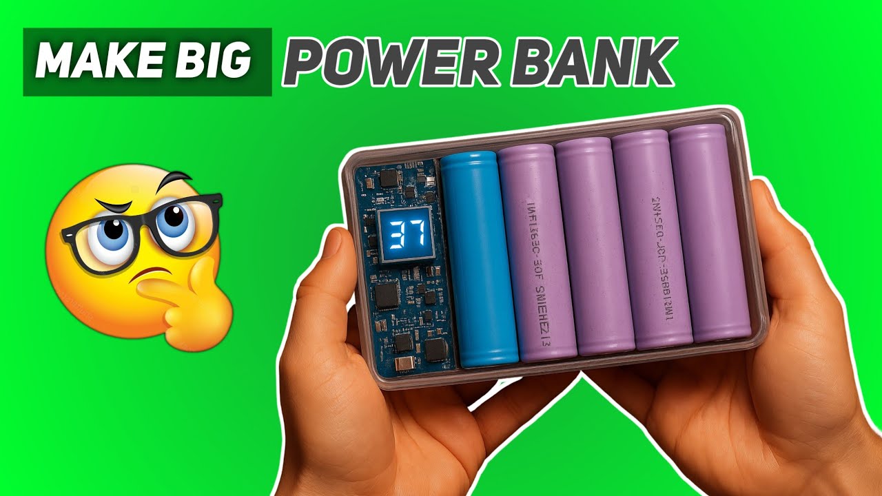 Modify Old Power Bank || Acrylic Sheet || Old to New || Big Power bank ...