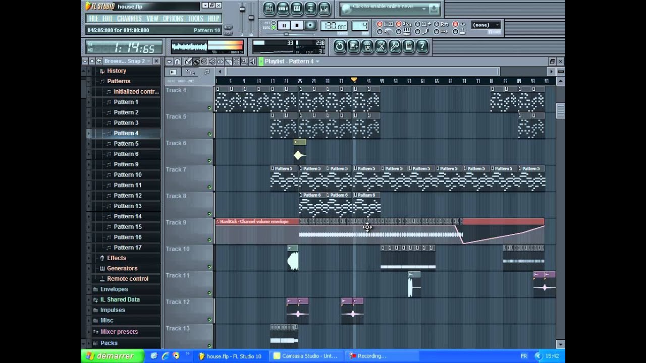 how to create a techno house music on FL STUDIO 11 - YouTube