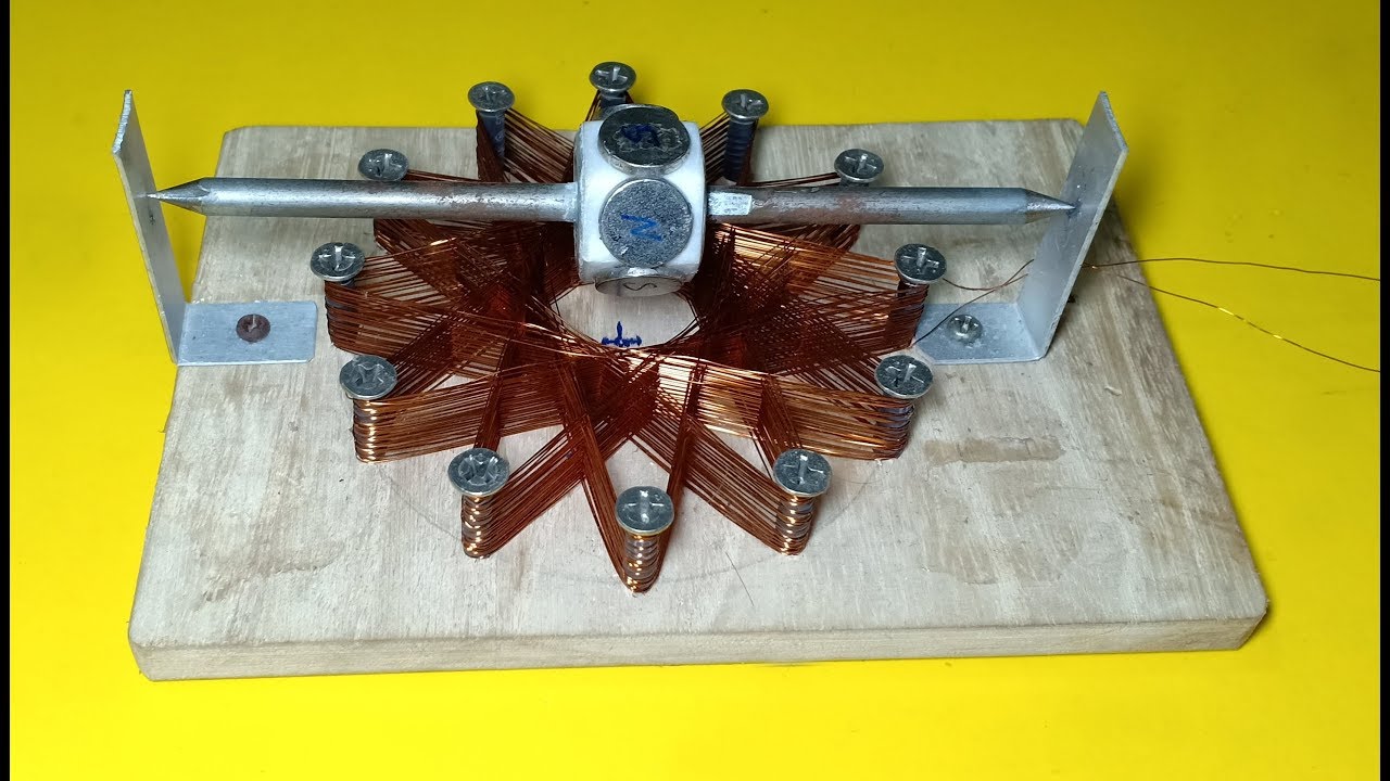 DIY very high speed brushless motor - YouTube