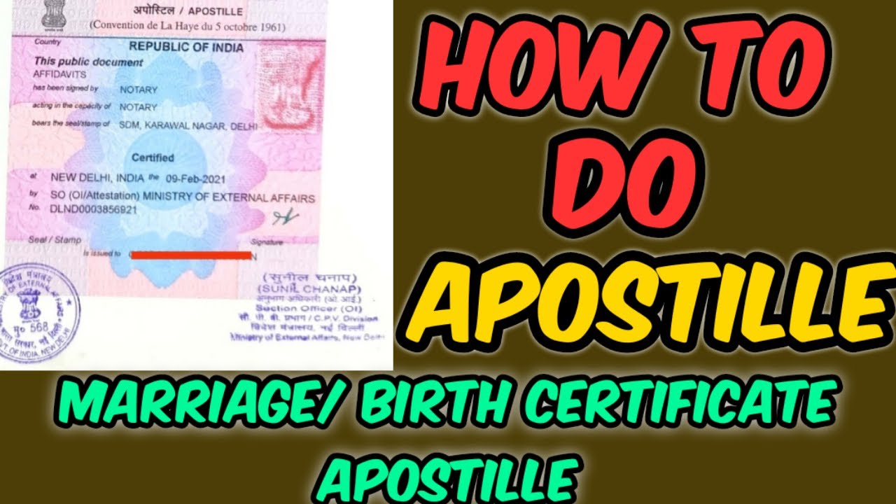 Apostille attestation/ Apostille document India/ Certificate apostille ...