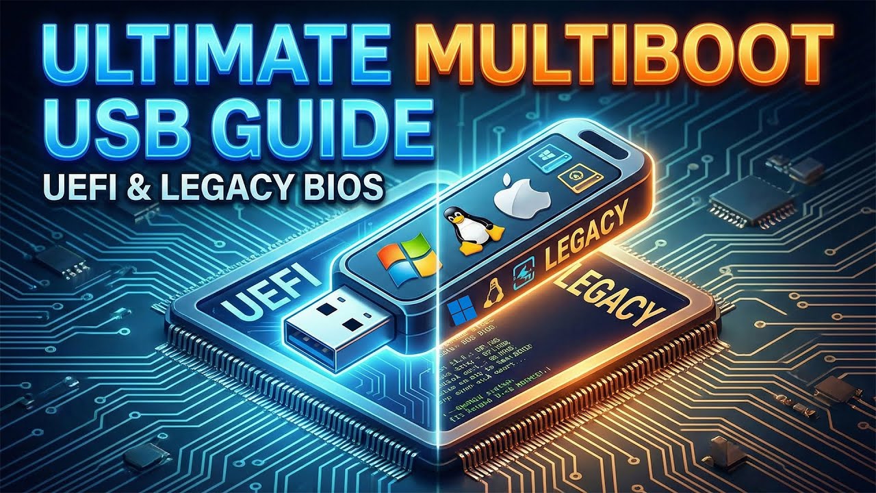 The Ultimate Multiboot USB Guide for UEFI & Legacy BIOS - YouTube