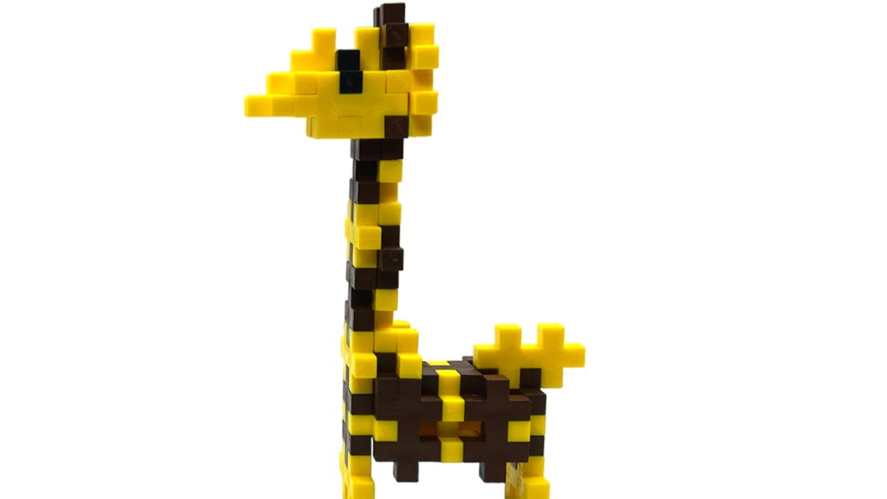 Plus-Plus Giraffe Building Instructions - YouTube
