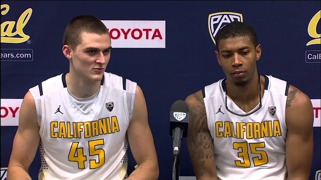 Cal Men's Basketball: David Kravish & Richard Solomon (12/2/13) - YouTube
