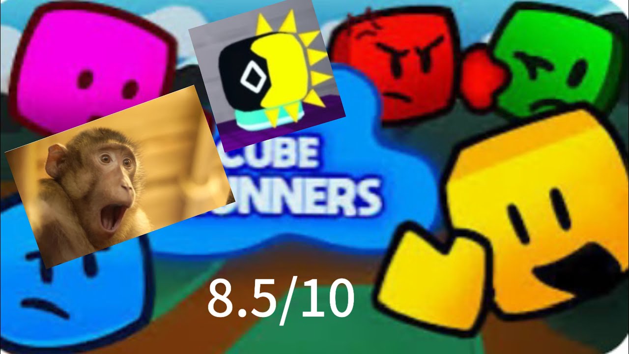 Playing cube runners for the first time amazing game ! - YouTube