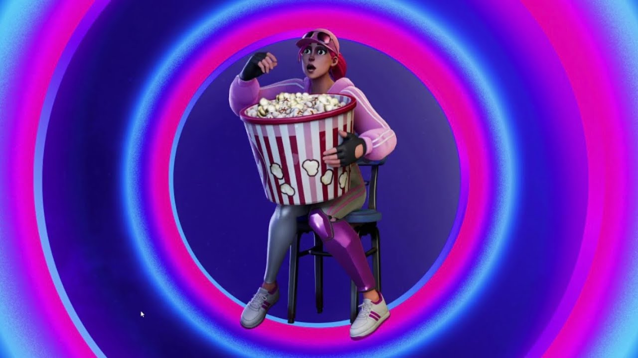 *NEW* Fortnite JUMBO Popcorn Emote! GAMEPLAY! - YouTube