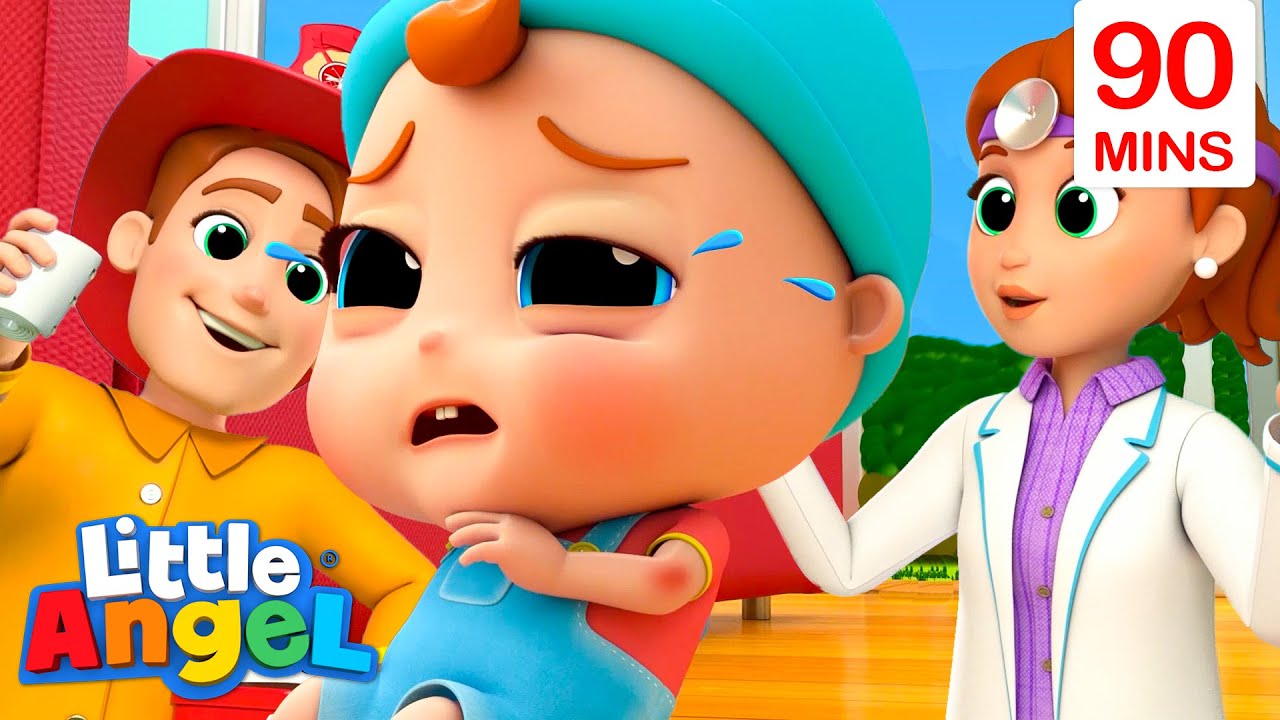 Mom and Dad Help Baby John's First Boo Boo | Nursery Rhymes for kids ...