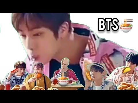 [Bts food asmr]Bts eat noodles and spicy food Bts asmr - YouTube