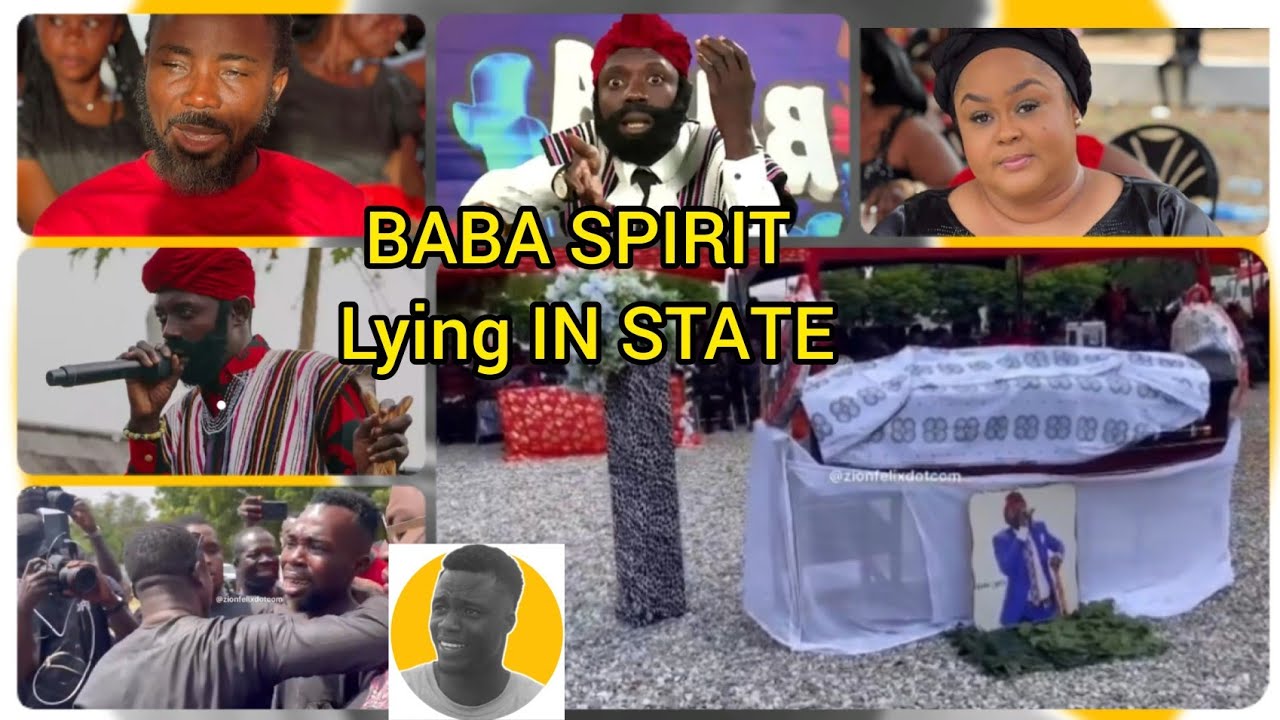 Actors in tears at the funeral of the late comedian Baba Spirit - YouTube