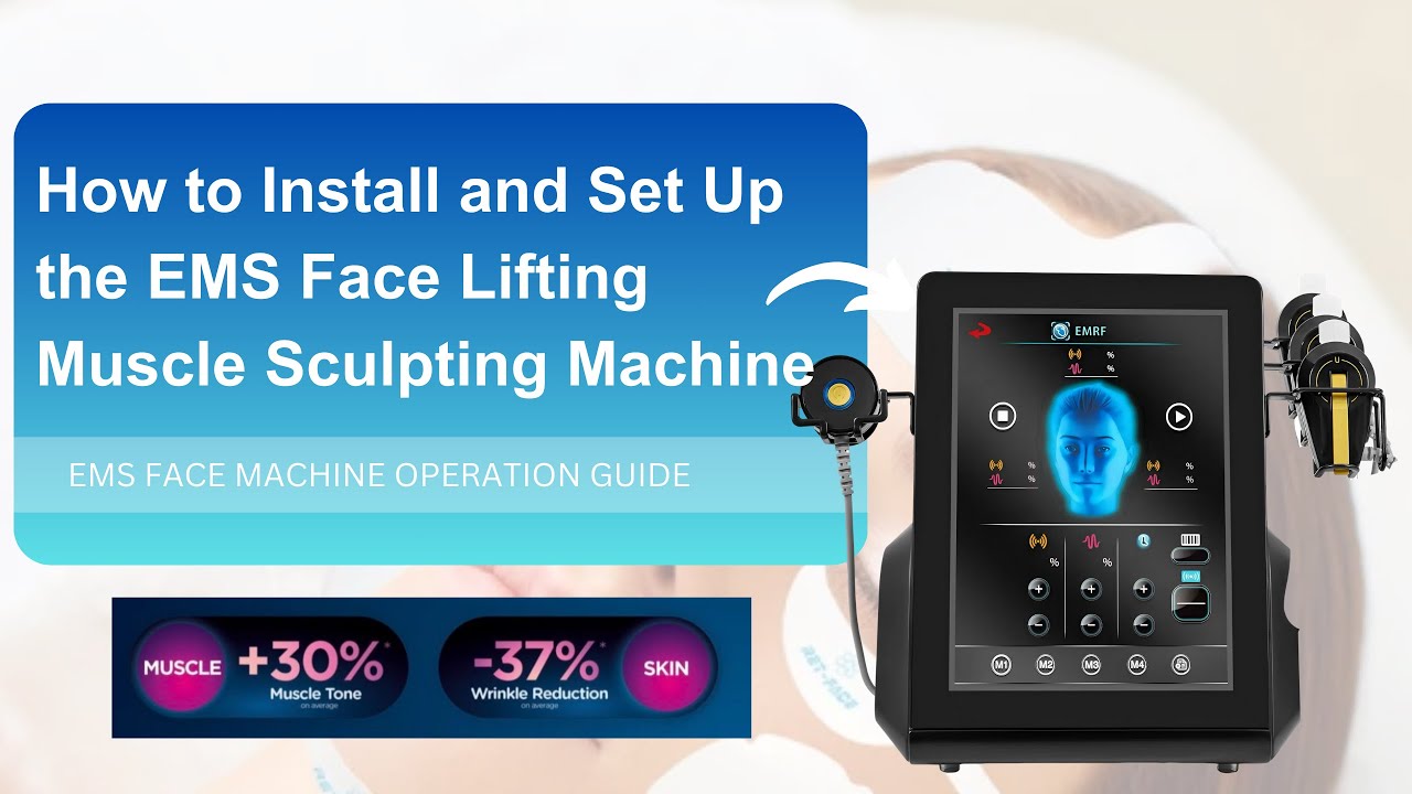 How to Install and Set Up the EMS Face Lifting Machine | Complete Guide - YouTube