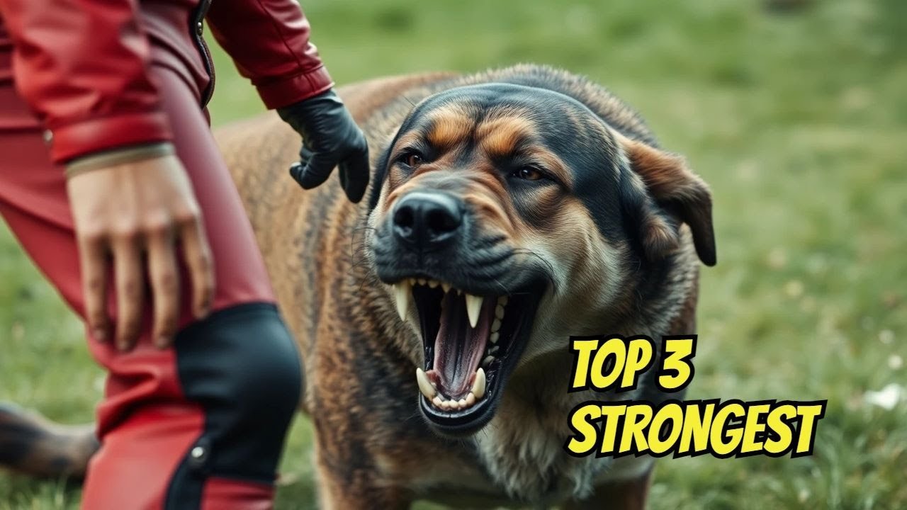 Top 3 Most Powerful Dog Bites! - YouTube