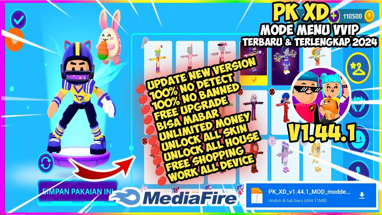 PK XD Apk Mod Menu V1.44.1 Terbaru 2024 | UNLIMITED GEMS, Unlimited ...