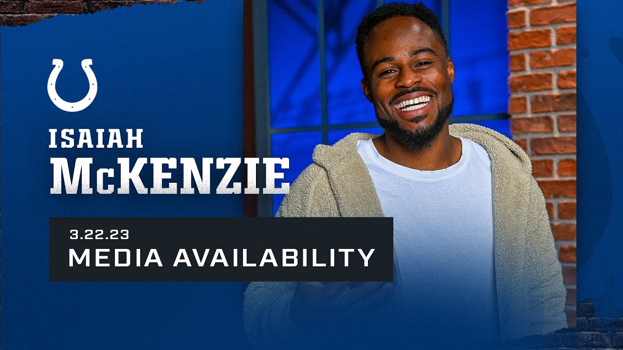 March 22, 2023 | WR Isaiah McKenzie Media Availability - YouTube